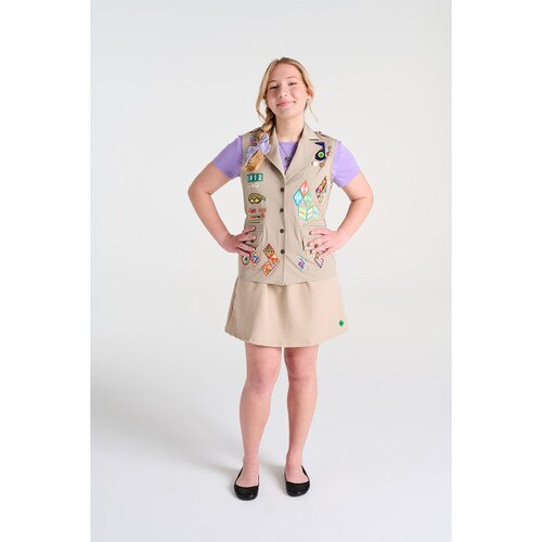 Official Cadette, Senior, Ambassador Cargo Vest | Girl Scout Shop