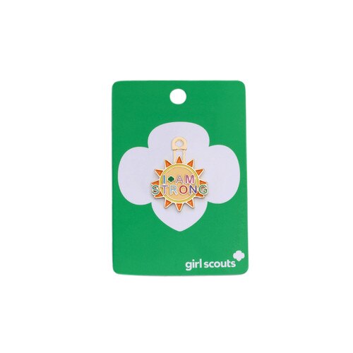 I AM Strong Personal Pin| Girl Scout Shop