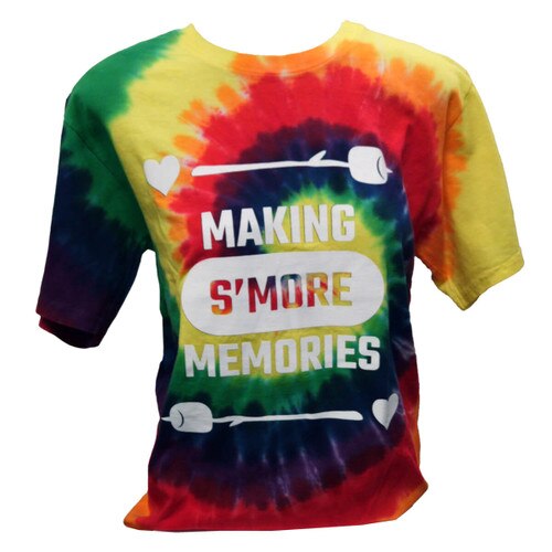 GSEMA Making S'more Memories - Camp Tie-Dye T-Shirt | Girl Scout Shop
