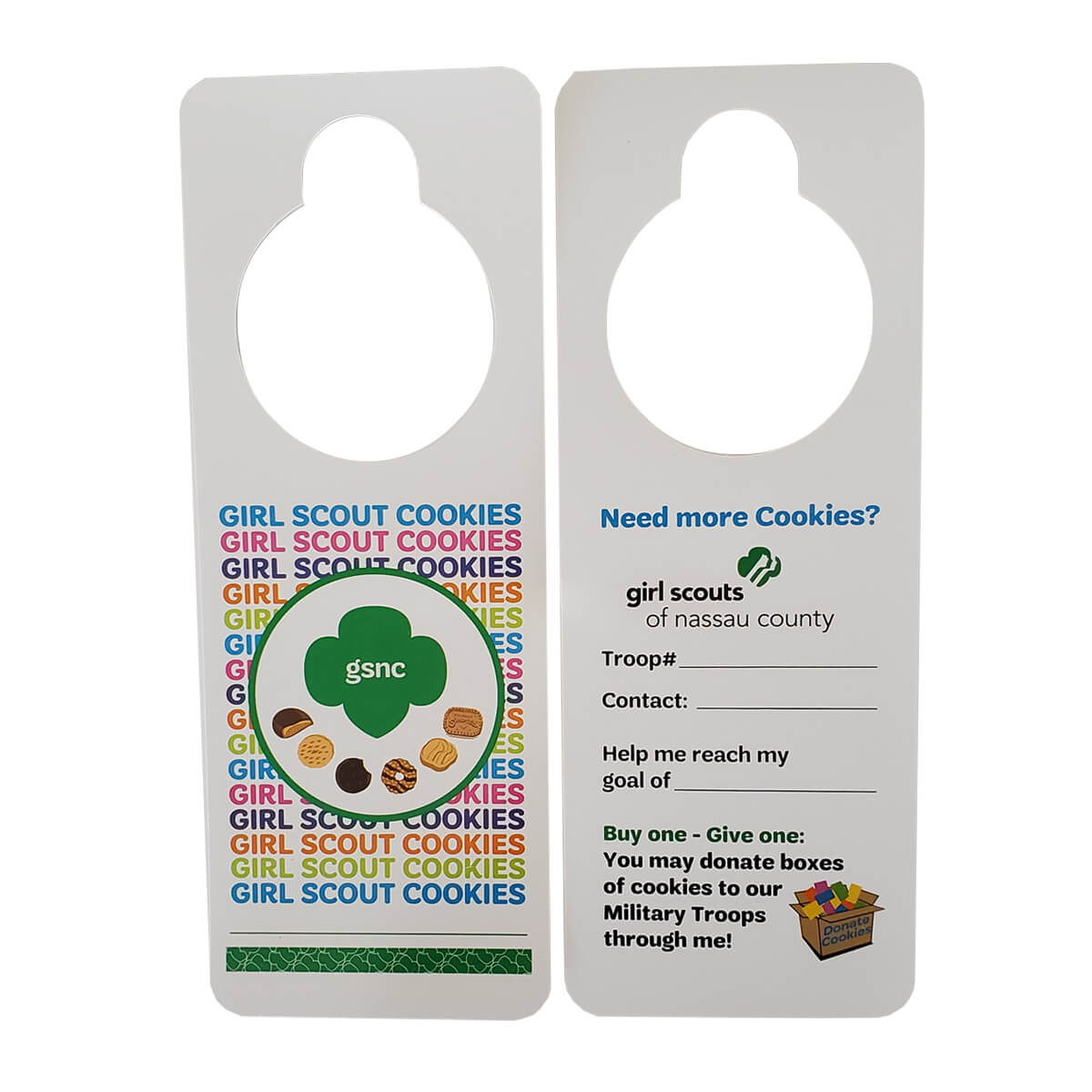 GSNC Cookie Door Hanger | Girl Scout Shop