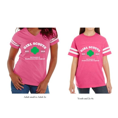 Pink Girl Scout Logo