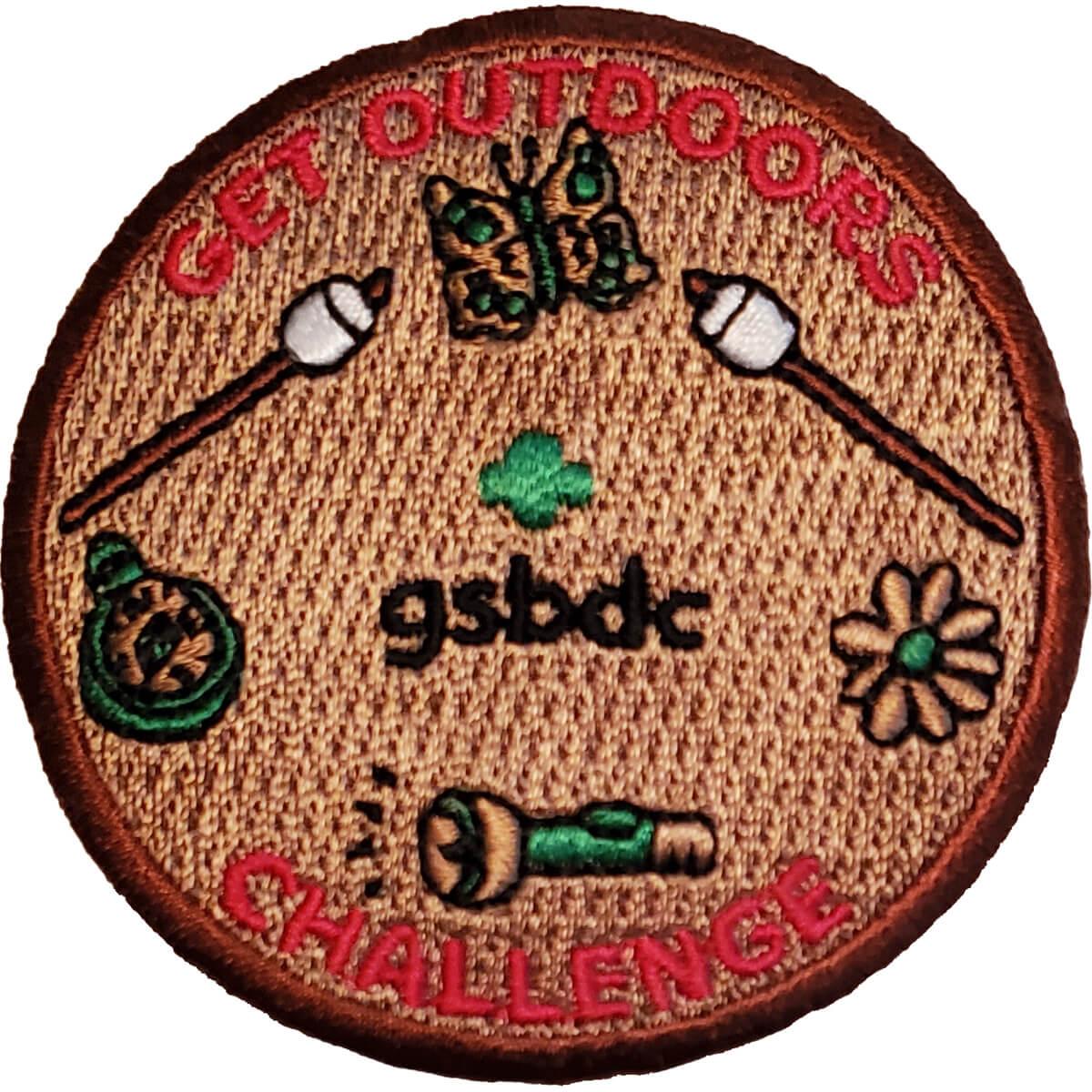 GSBDC Get Outdoors Challenge Patch | Girl Scout Shop