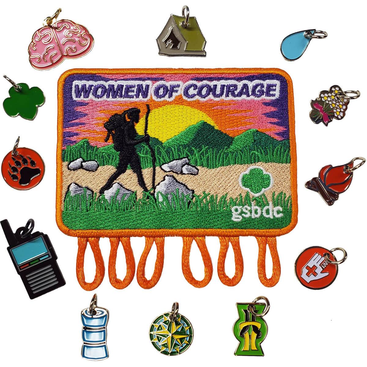 GSBDC Women of Courage Patch Program | Girl Scout Shop