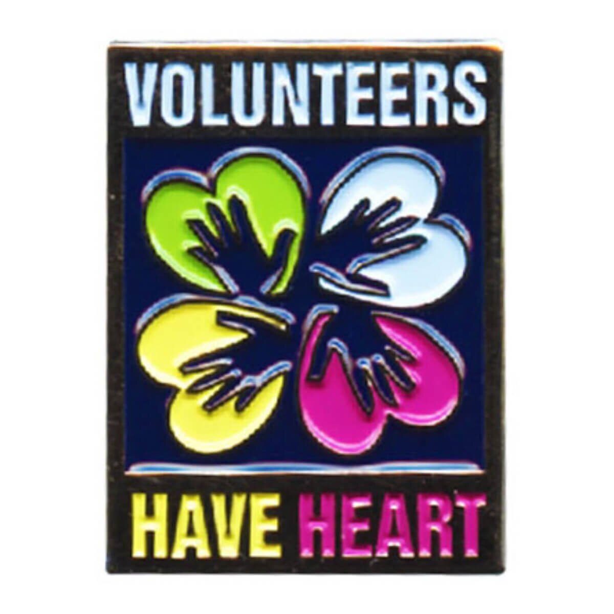 GSWCF Volunteers Have Heart Pin | Girl Scout Shop