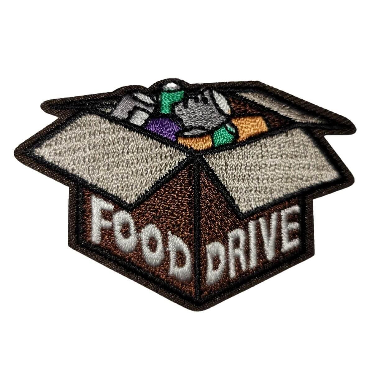 GSHG Food Drive (box) fun patch | Girl Scout Shop