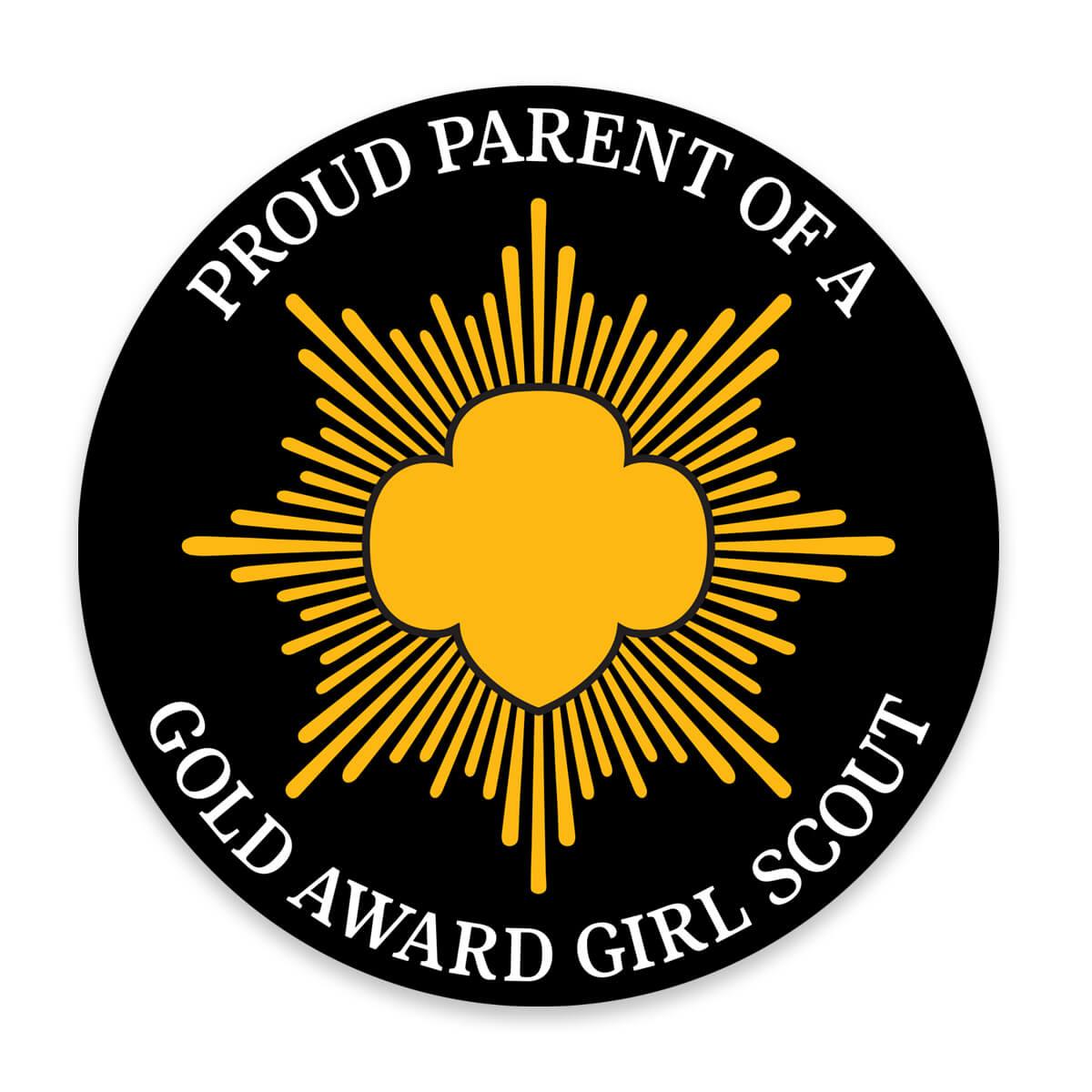 Gold Award Car Magnet | Girl Scout Shop