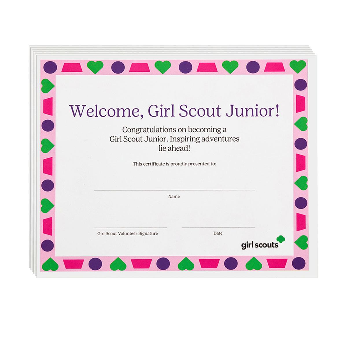 Girl Scout Junior Printables