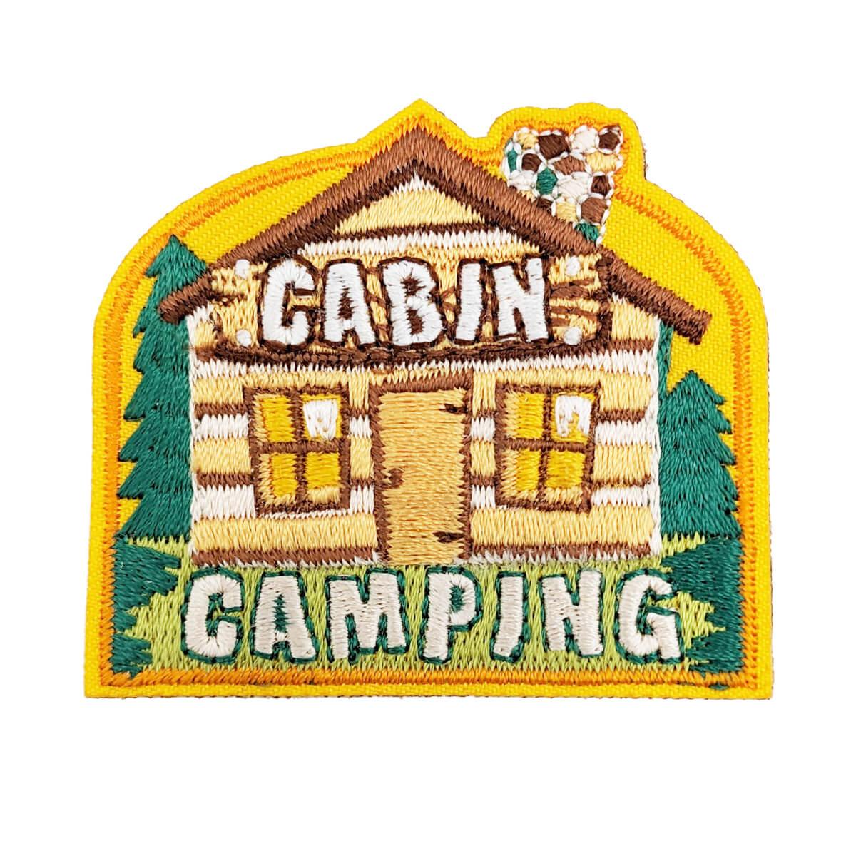 Cabin Camping Fun Patch | Girl Scout Shop