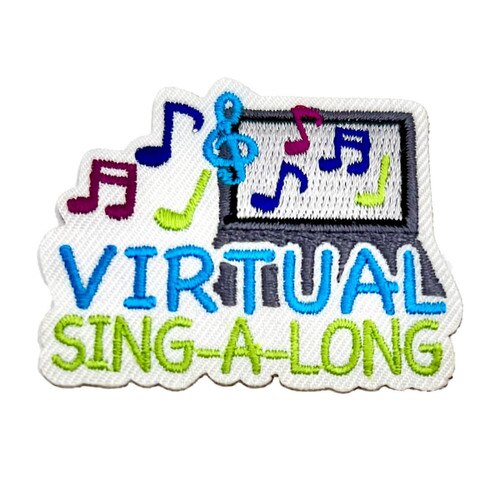 Virtual Sing-A-Long Fun Patch | Girl Scout Shop