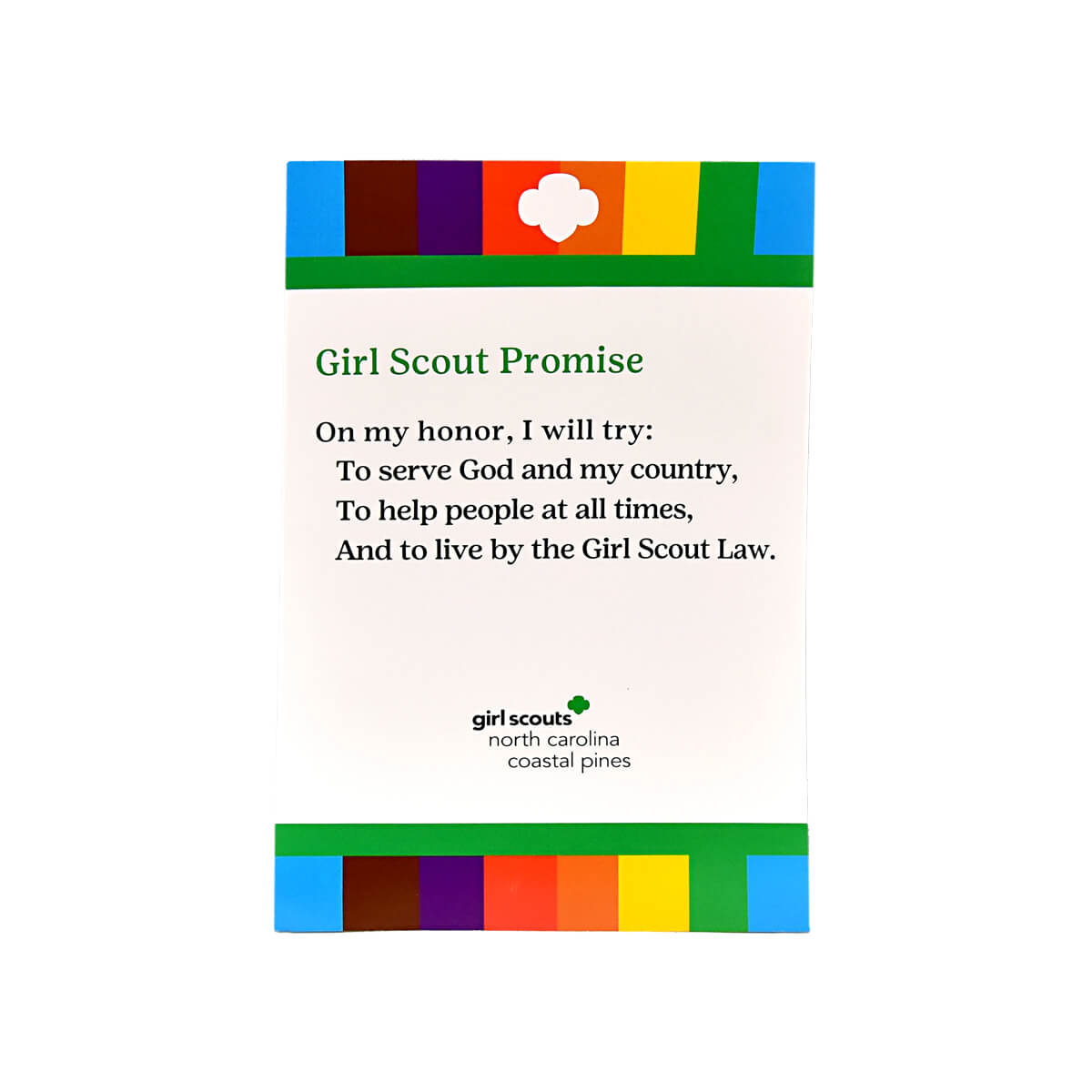 GSNCCP Girl Scout Promise Poster | Girl Scout Shop