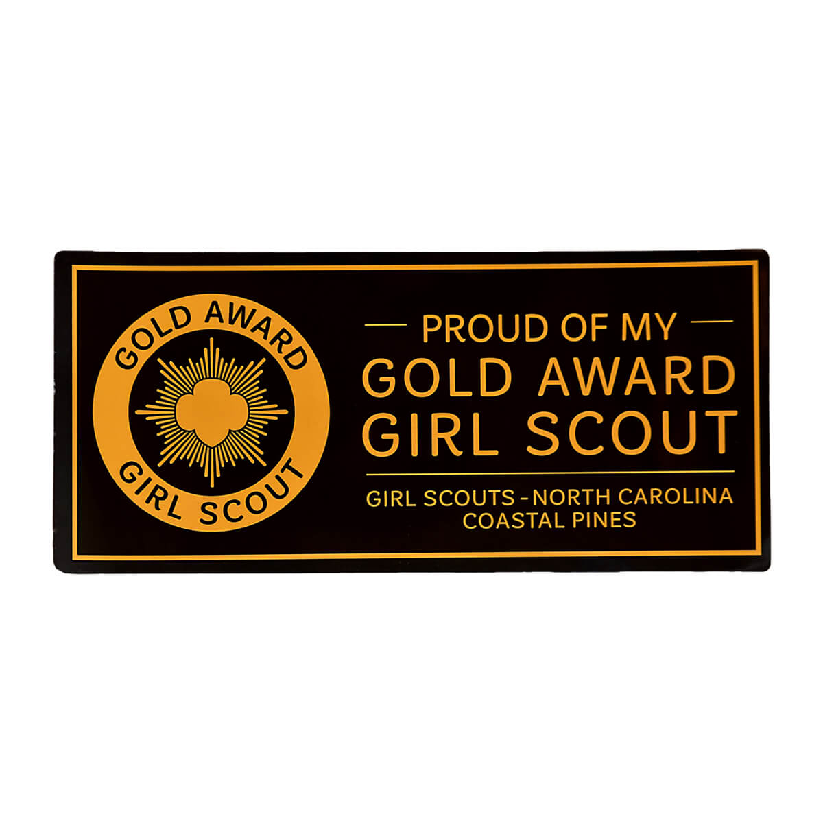 GSNCCP Proud of My Gold Award Girl Scout Magnet | Girl Scout Shop