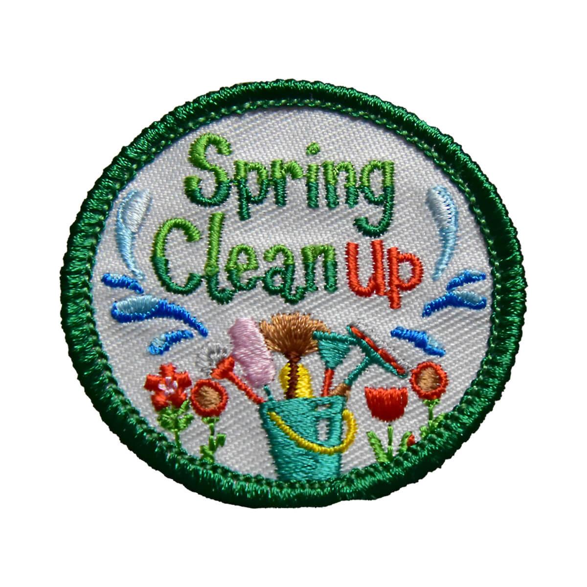 GSNCCP Spring Clean Up Fun Patch | Girl Scout Shop