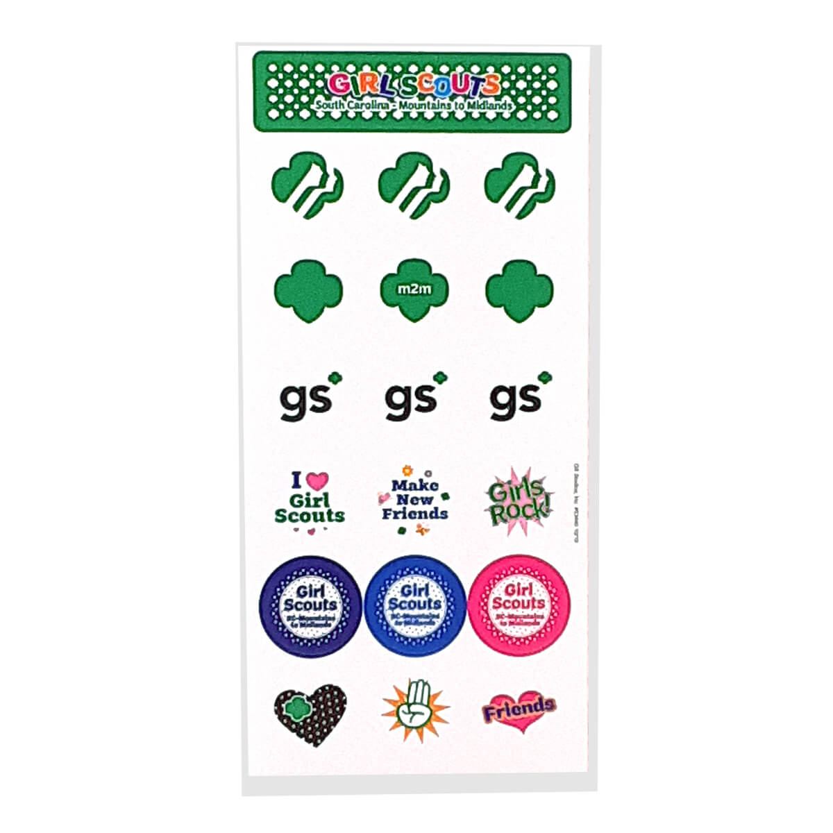 GSSC-MM Sticker Sheet | Girl Scout Shop