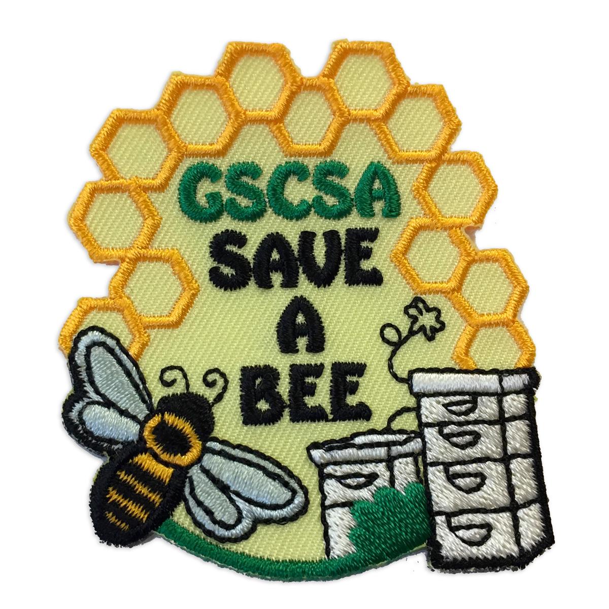 GSCSA Save a Bee Patch | Girl Scout Shop