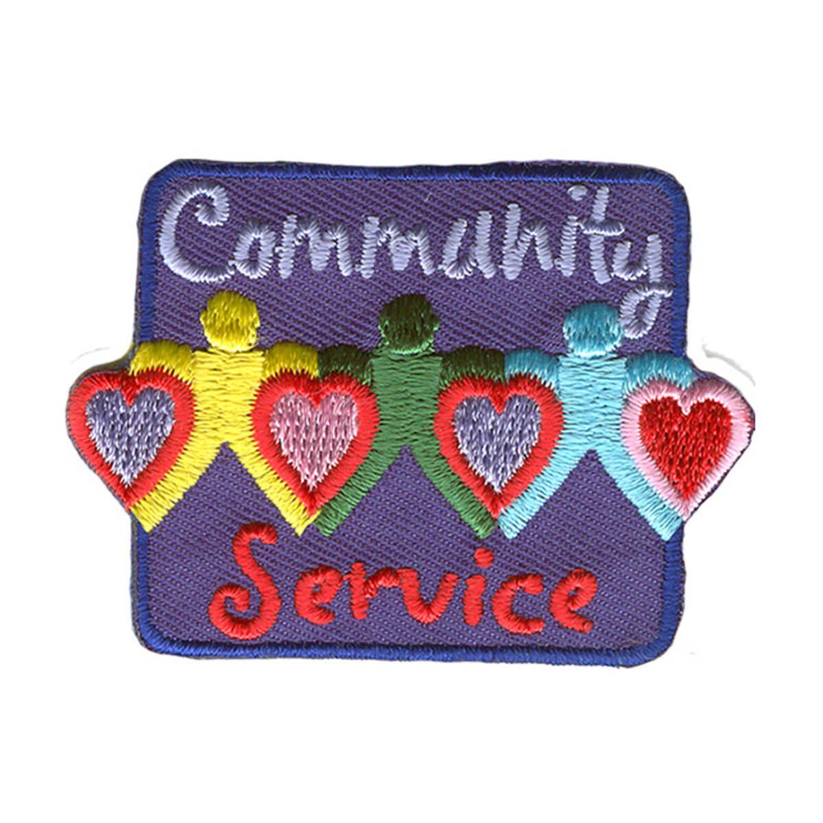 Girl Scouts Community Service Hand Patch Patches | GSCTX