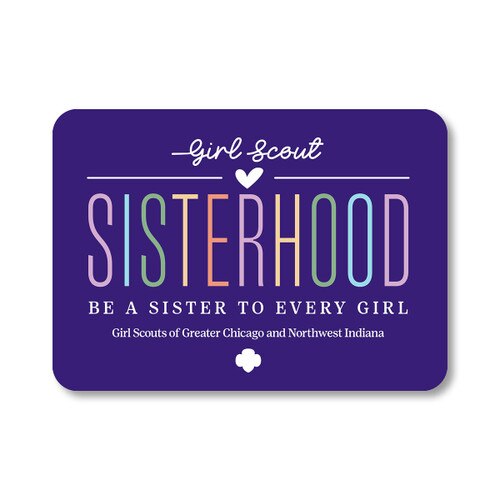 GSGCNWI Sisterhood Sticker Decal | Girl Scout Shop