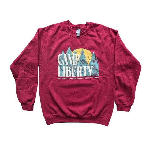 GSEIWI Camp Liberty Prairie Crewneck | Girl Scout Shop
