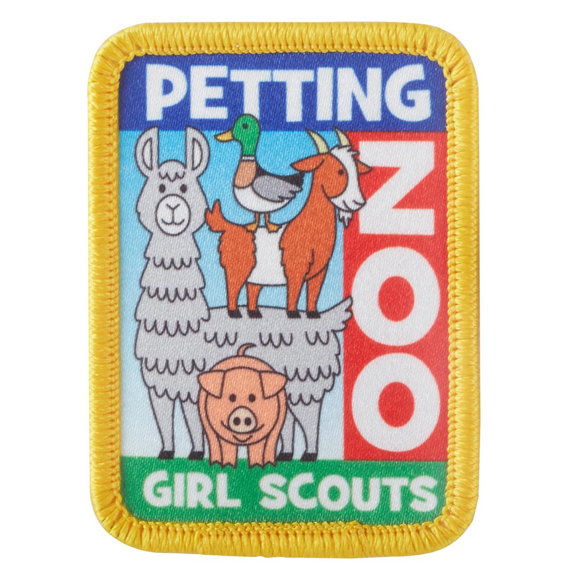 Petting Zoo Sew-On Patch | Girl Scout Shop