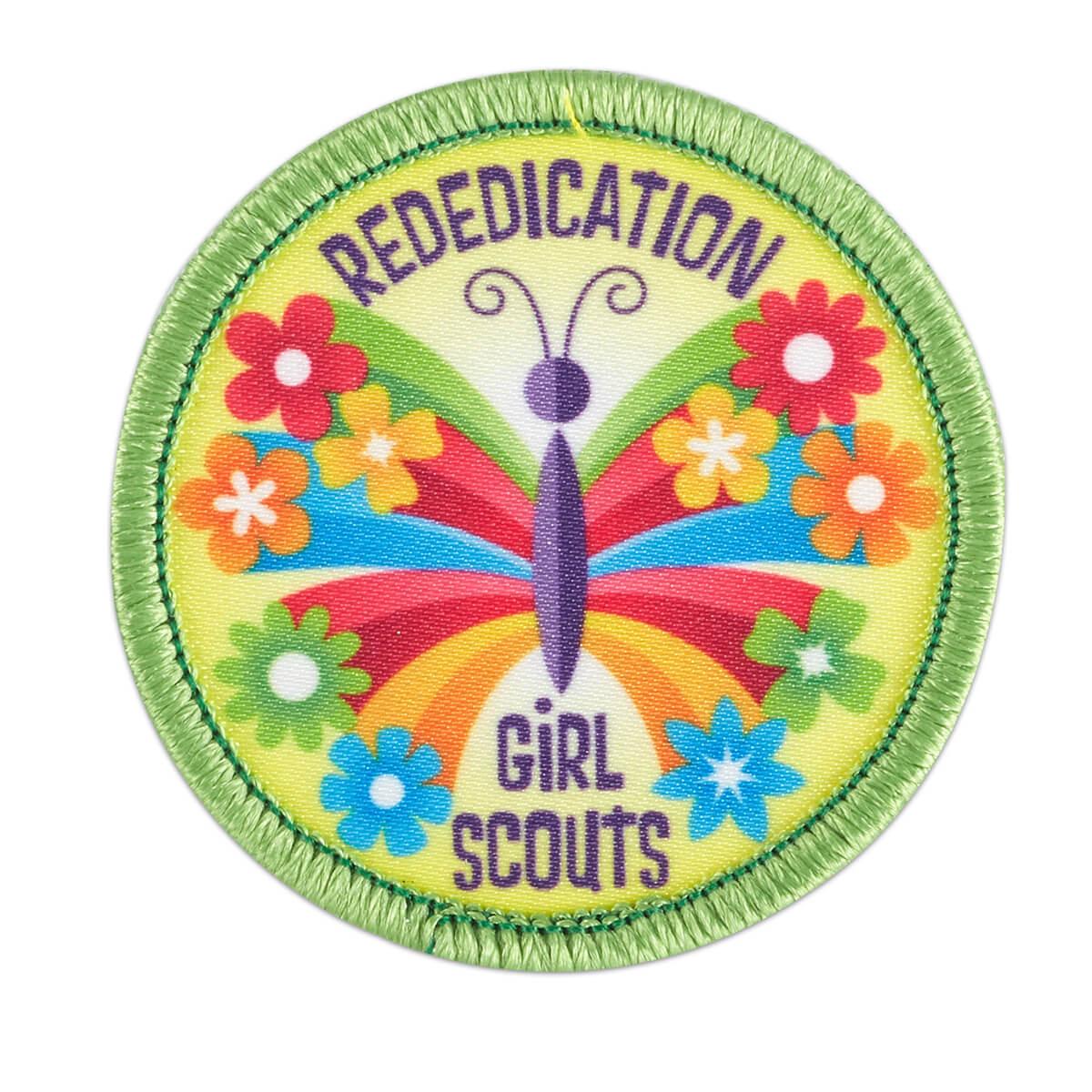 Rededication Butterfly Sew-On Patch | Girl Scout Shop