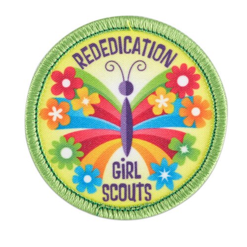 Rededication Butterfly Sew-On Patch | Girl Scout Shop