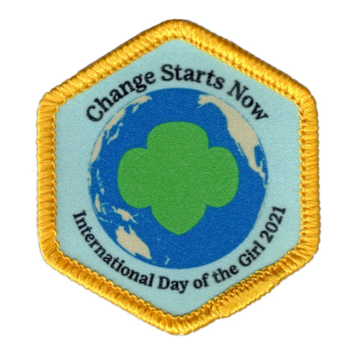 International Day of the Girl 2021 Sew-On Patch | Girl Scout Shop