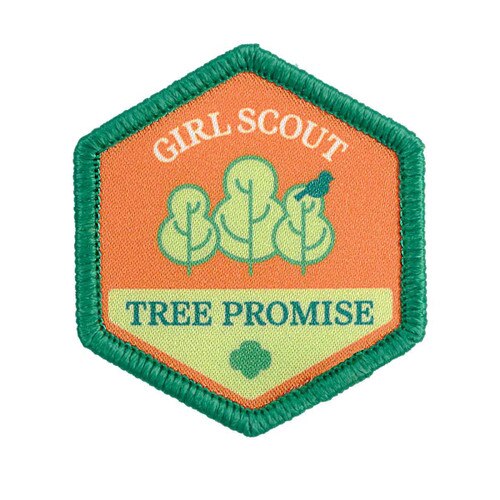Girl Scout Tree Promise 2024 Sew-On Patch| Girl Scout Shop