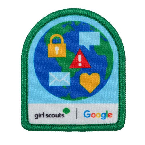 Google Be Internet Awesome Sew-On Patch | Girl Scout Shop