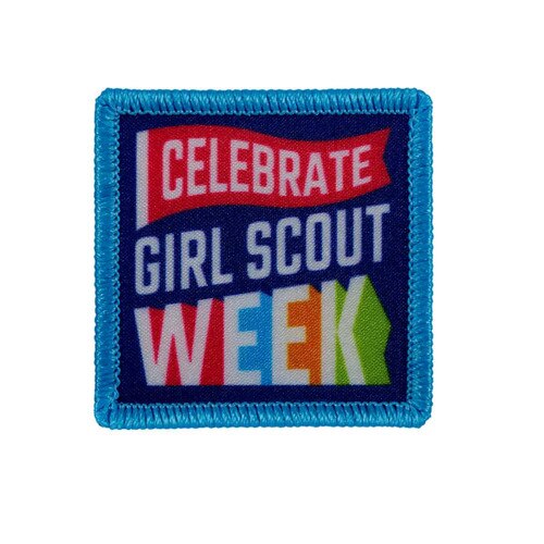 Girl Scout Week Banner Sew-On Patch | Girl Scout Shop