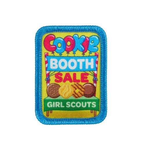 Cookie Booth Sale Sew-On Patch | Girl Scout Shop
