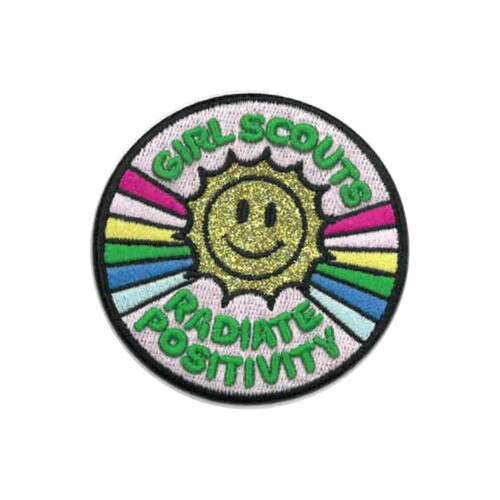 Girl Scouts x Supermix Studio Radiate Positivity Iron-On Super Fun ...