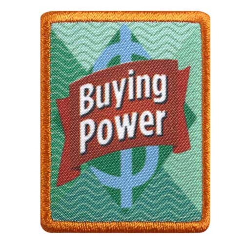 GSCTX Senior Buying Power Retired Badge | Girl Scout Shop