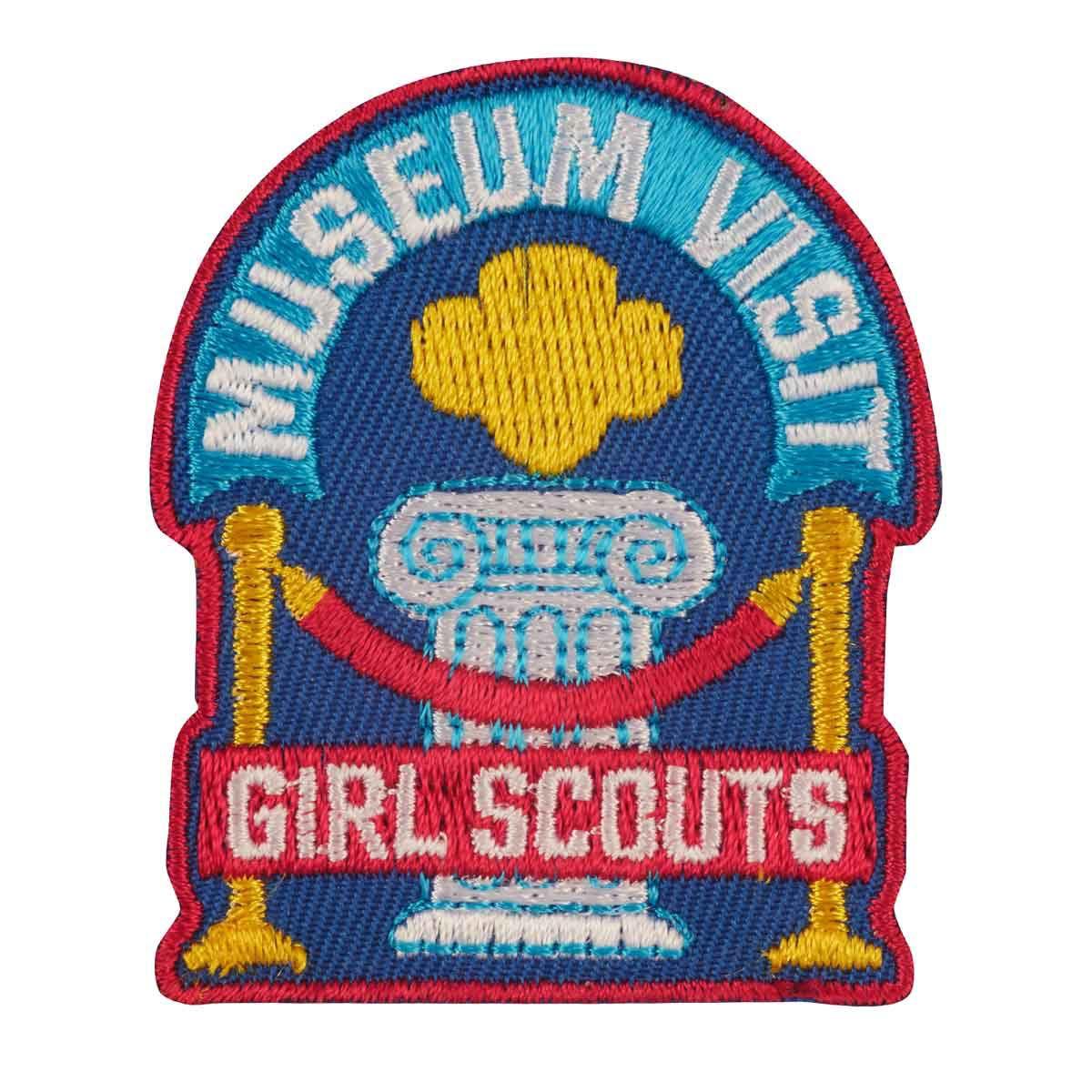 Museum Visit Trefoil Iron-On Patch | Girl Scout Shop