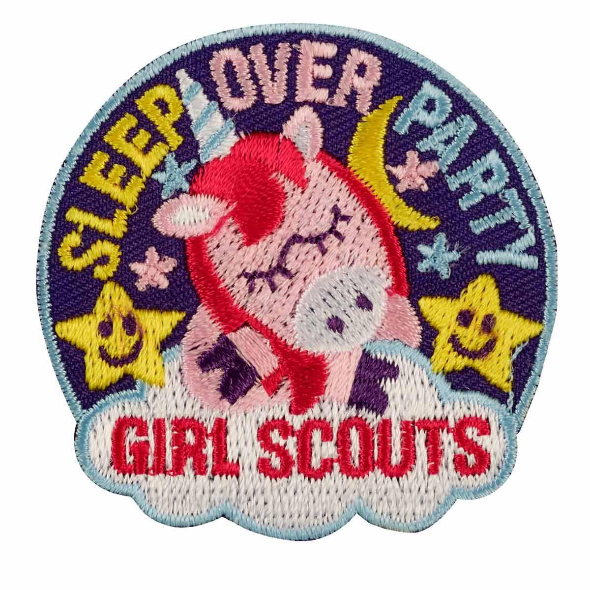 Sleepover Party Iron-On Patch | Girl Scout Shop