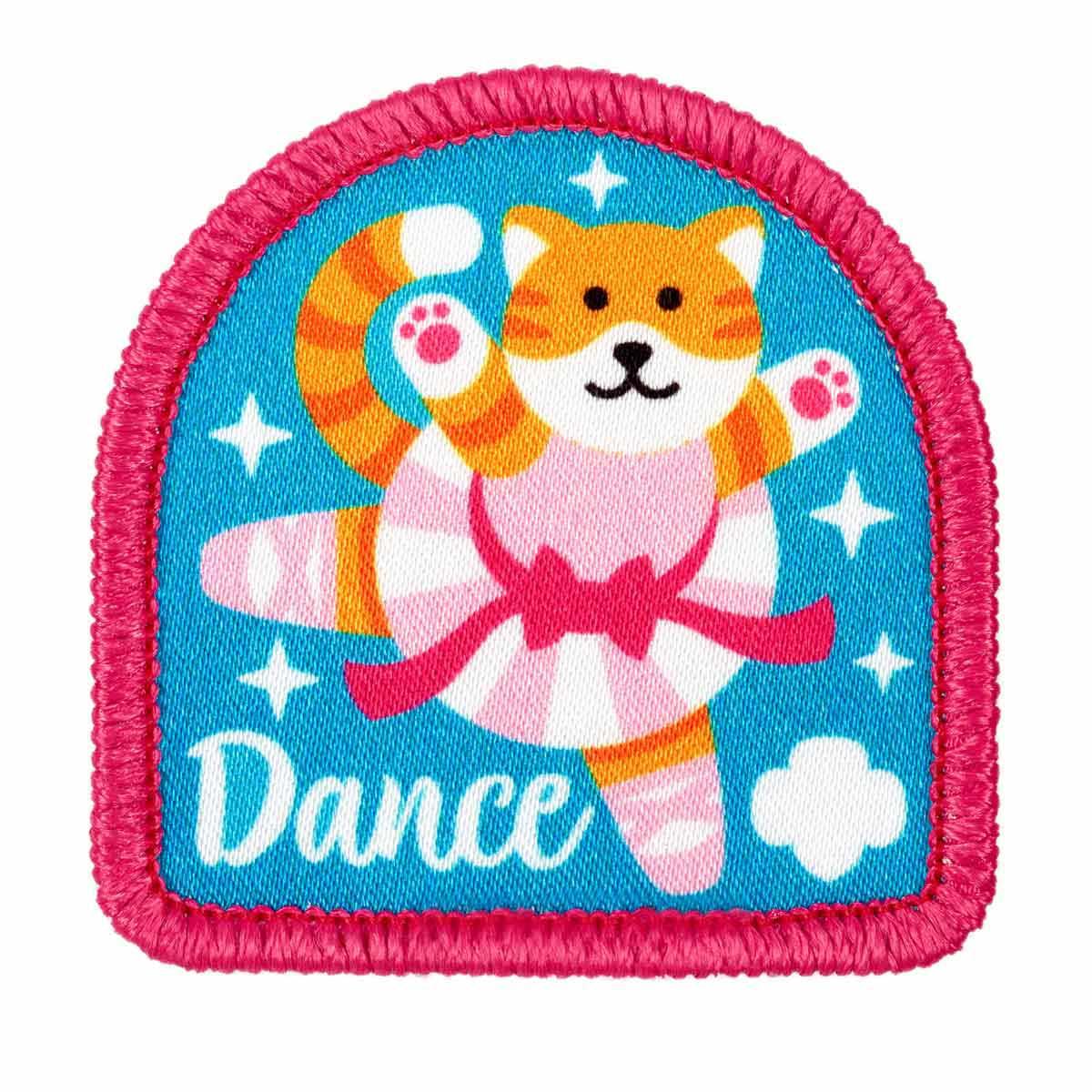 Dance Ballerina Cat Iron-On Patch | Girl Scout Shop