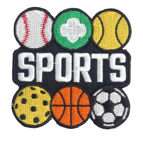 Sports Iron-On Patch | Girl Scout Shop