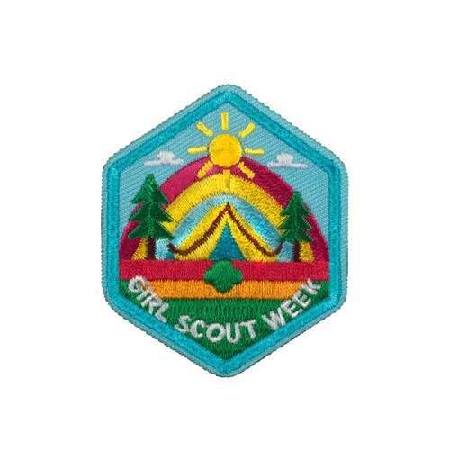 Girl Scout Week Outdoor Iron-On Patch | Girl Scout Shop