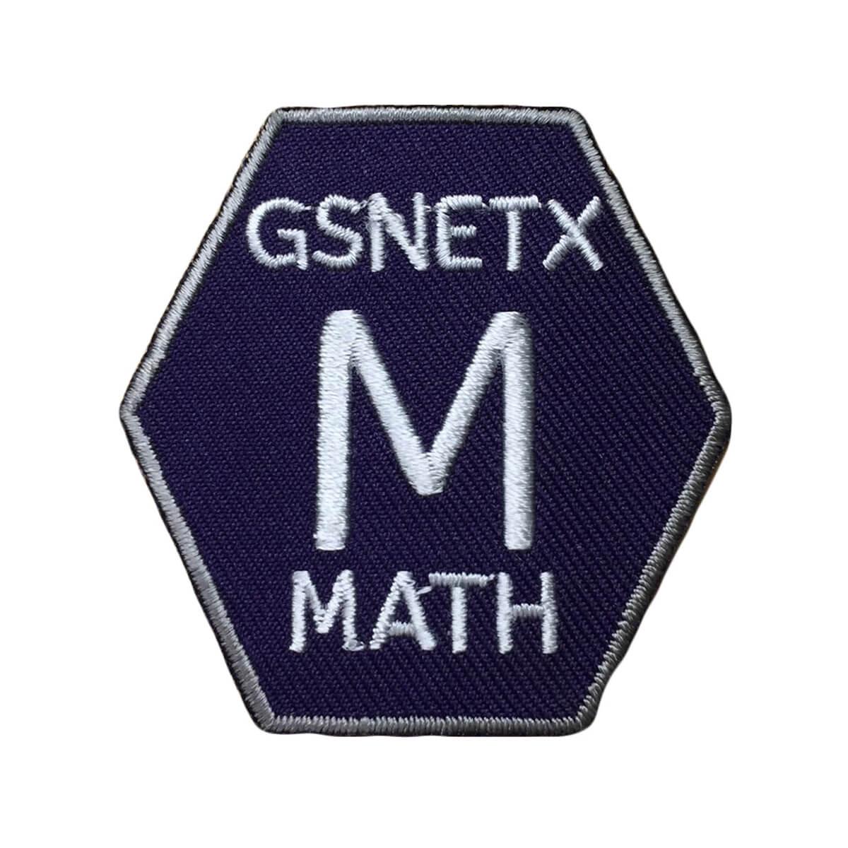 GSNETX Math STEM patch | Girl Scout Shop