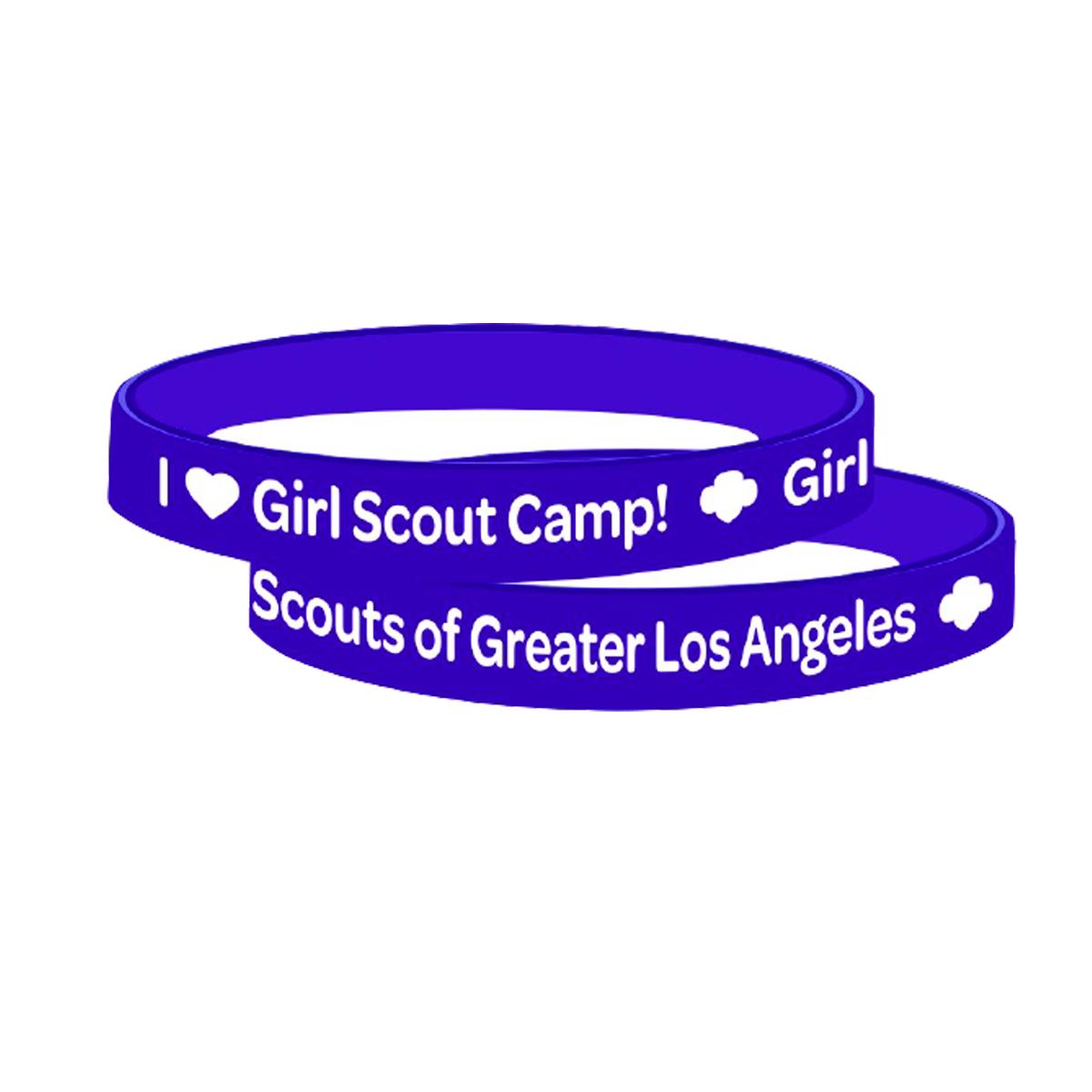 GSGLA Â Silicone Wristband-Purple | Girl Scout Shop