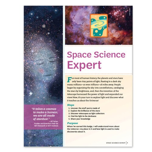 Senior Space Science Expert Digital Badge Requirements