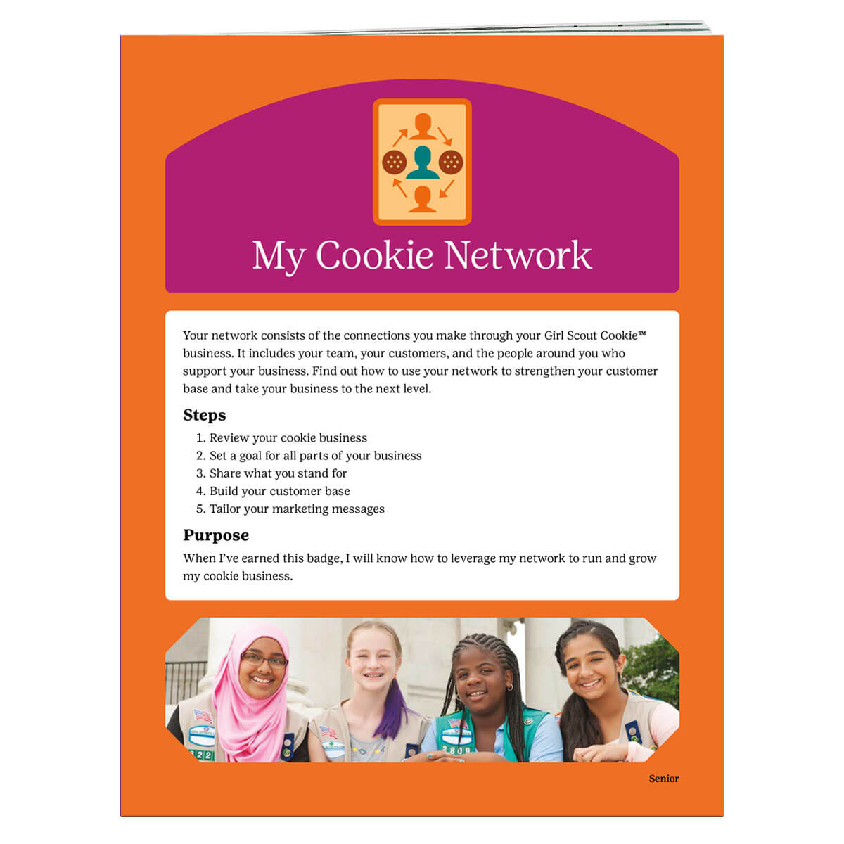 Senior My Cookie Network Badge Requirements | Girl Scout Shop