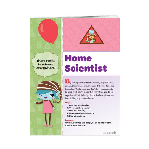 Brownie Home Scientist Badge Requirements | Girl Scout Shop
