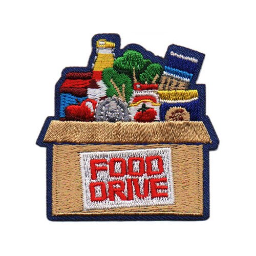 GSOSW Food Drive Fun Patch | Girl Scout Shop