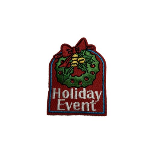 HOLIDAY WREATH FUN PATCH | Girl Scout Shop