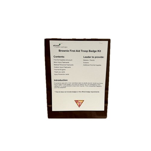 GSWW Brownie First Aid Troop Badge Kit | Girl Scout Shop