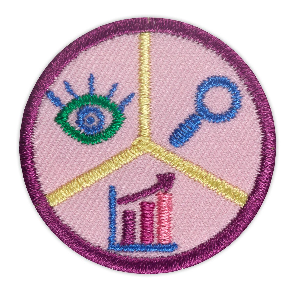 Junior Think Like A Citizen Scientist Award Badge | Girl Scout Shop