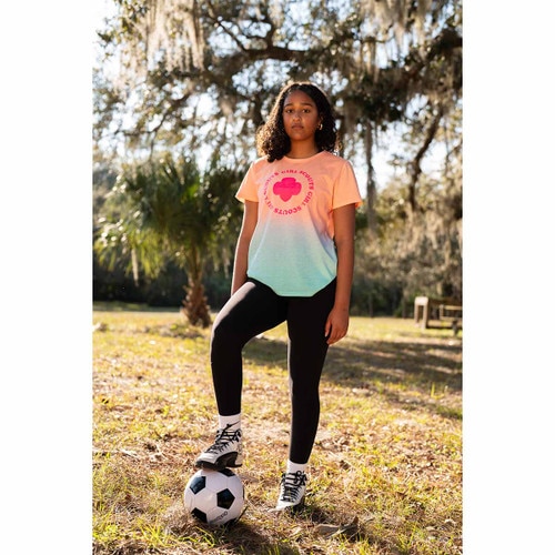 Neon Trefoil Gradient T-Shirt - Women's | Girl Scout Shop